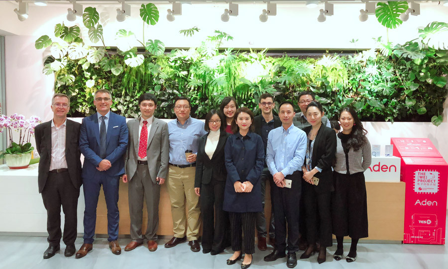 ADEN welcomed a group of French startups to visit ADEN headquarters in Shanghai | Aden Services
